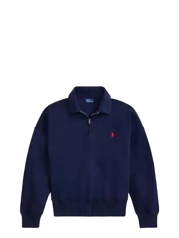 Polo Ralph Lauren Sweatshirt With Embroidered Detail - Blue