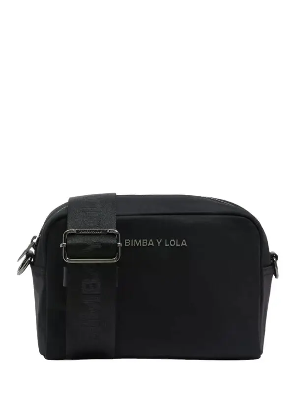 Bimba Y Lola Logo Detail Cross Body Bag - Black