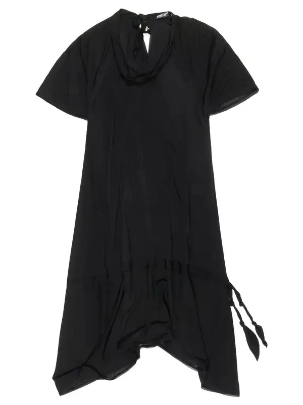 Bimba Y Lola Tie-detailed Midi Dress - Black