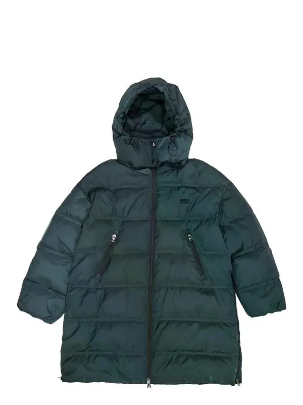 Bimba Y Lola Detachable Hooded Zip Jacket - Green