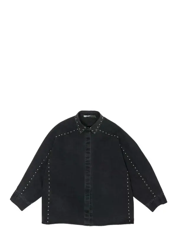 Bimba Y Lola Studded Shirt - Black