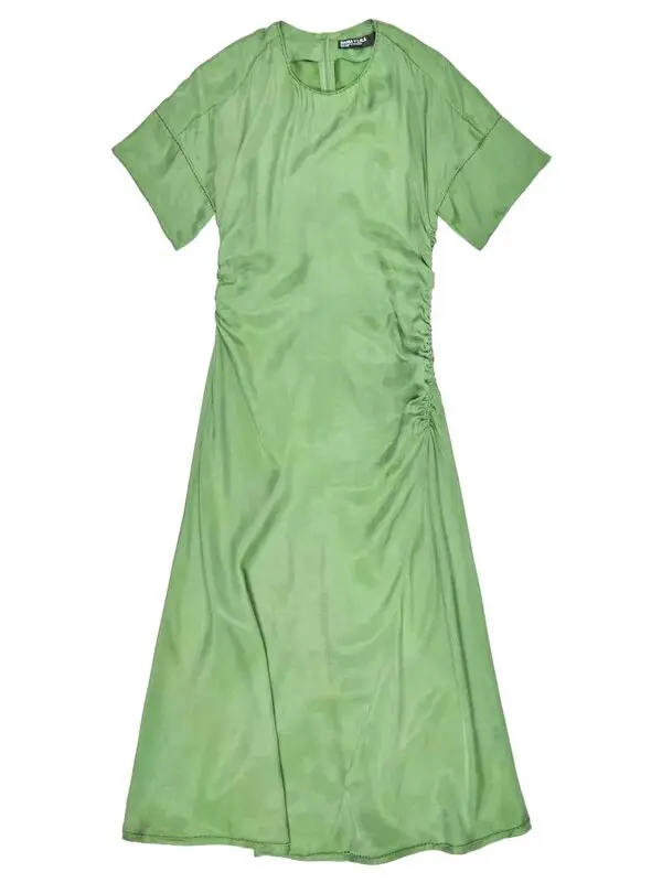 Bimba Y Lola Ruched Midi Dress - Green