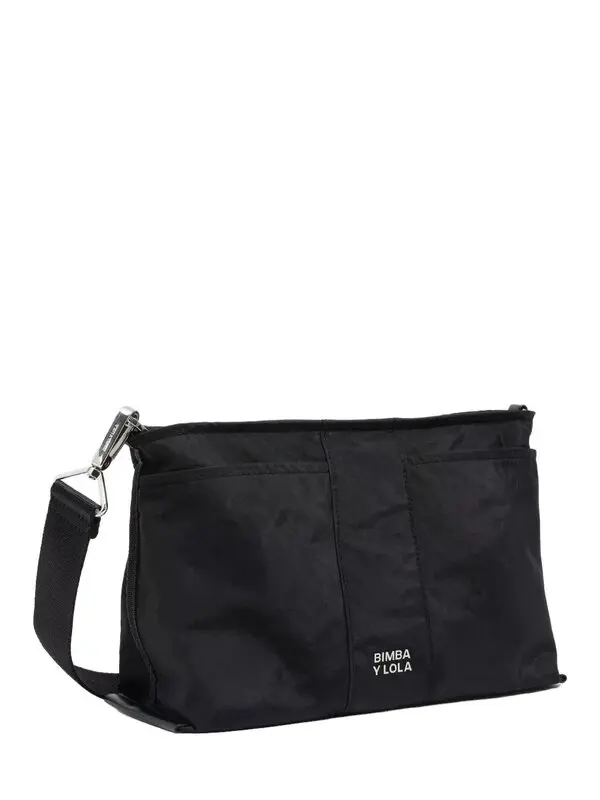 Bimba Y Lola Logo Strap Crossbody Bag - Black