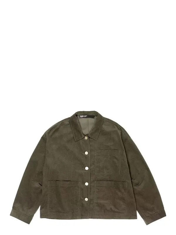 Bimba Y Lola Buttoned Textured Jacket - Green