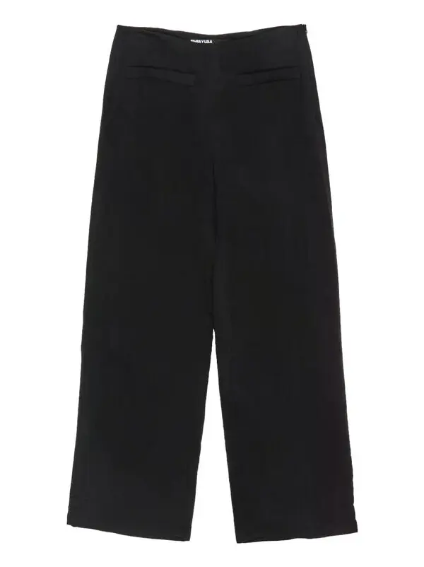 Bimba Y Lola Textured Trousers - Grey
