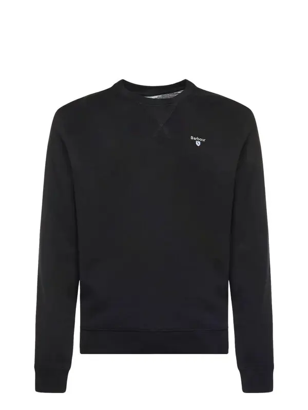 Barbour Logo Crew-neck Sweatshirt - Black