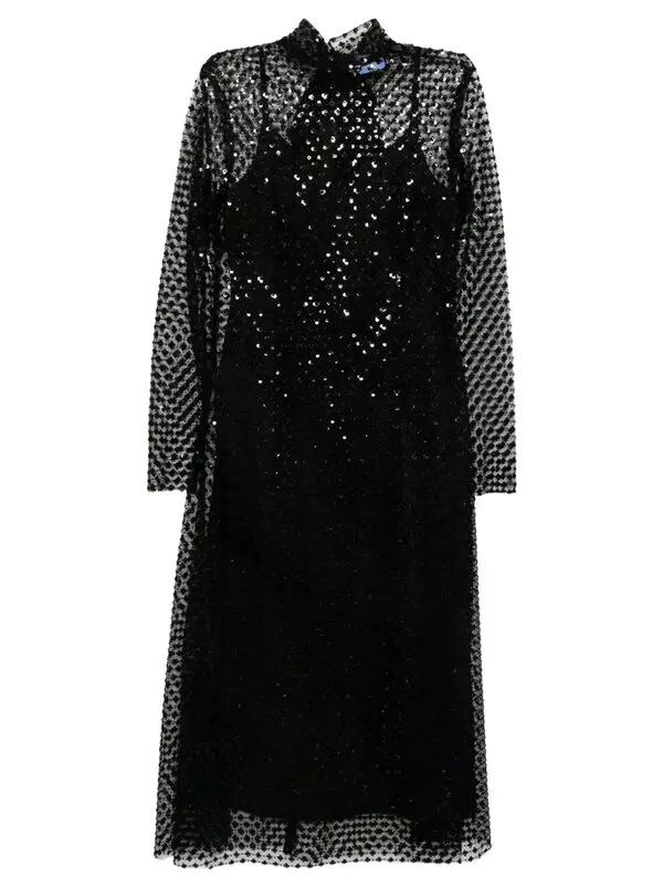 MACGRAW Perception Maxi Dress - Black