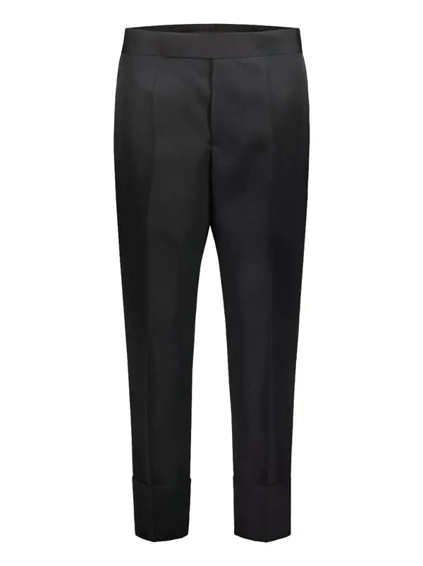 SAPIO Flap-pocket Trousers - Black