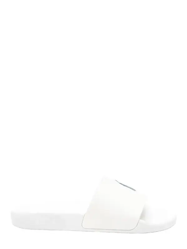 Polo Ralph Lauren Polo Pony Slides - White