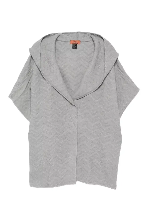 Missoni Hooded Cape - Grey