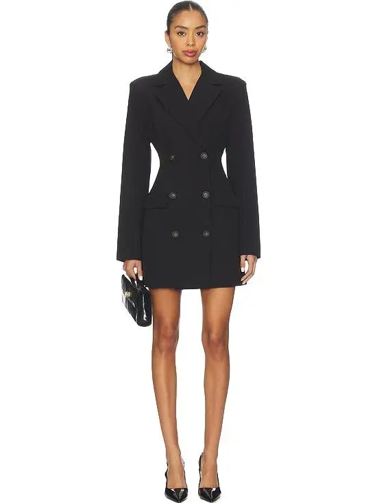 L'academie By Marianna Jaime Blazer Dress - Black