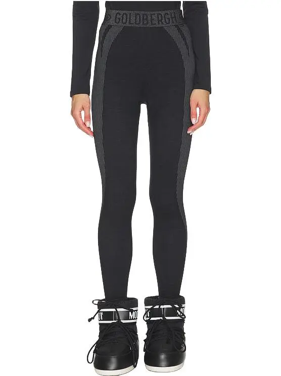 Goldbergh Contour Baselayer Pant - Black