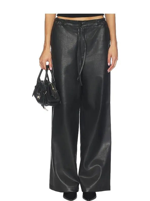 Blanknyc Faux Leather Wide Leg Pant - Aces High