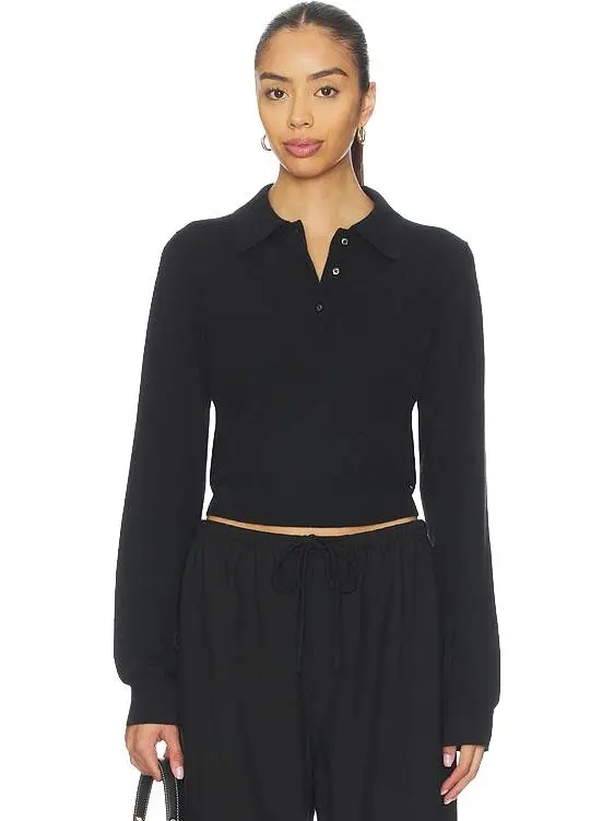 Eterne Long Sleeve Journey Top - Black