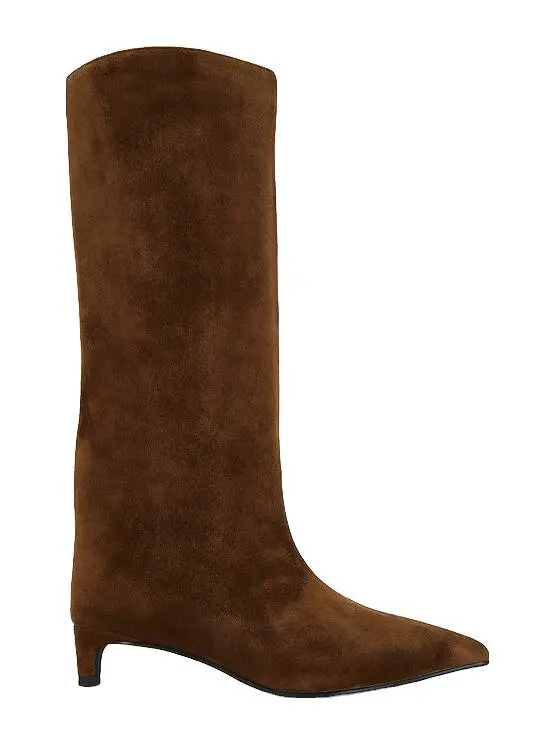 NAKEDVICE The Stacey Suede Boots - Cocoa