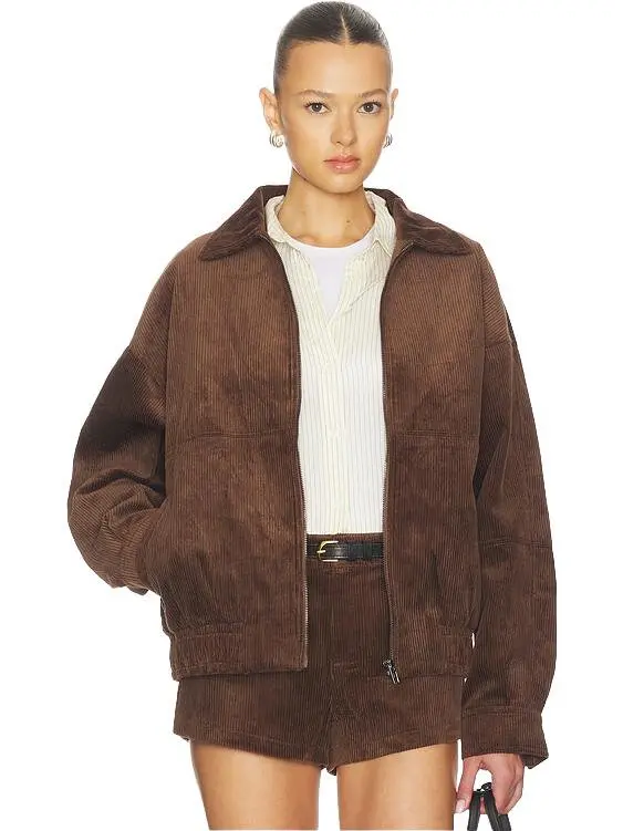 NAKEDVICE The Jude Cord Bomber - Brown