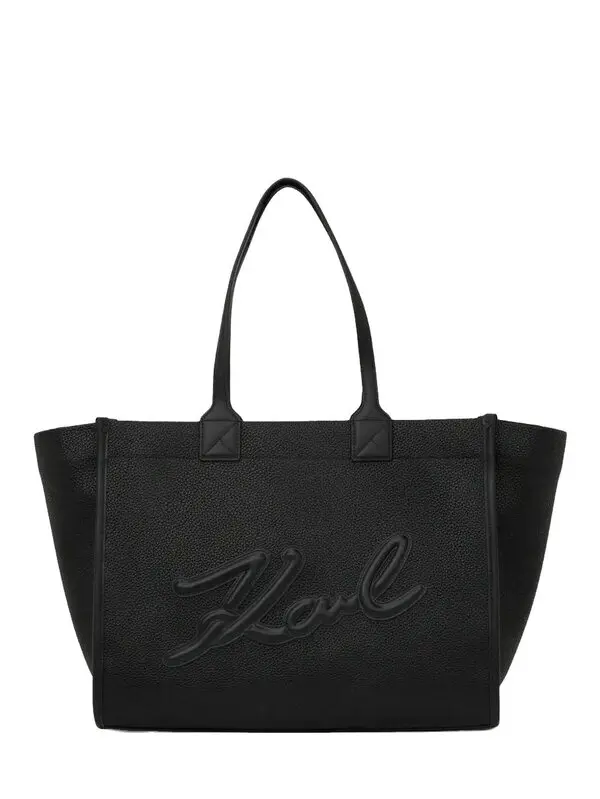 Karl Lagerfeld Large K/square Tote Bag - Black