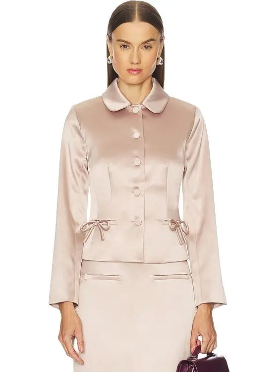 L'academie By Marianna Yuli Jacket - Powder Pink