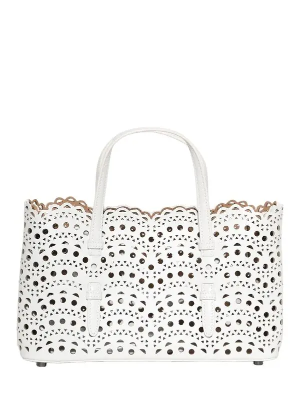 ALAÃA East West Mina 25 Bag - White