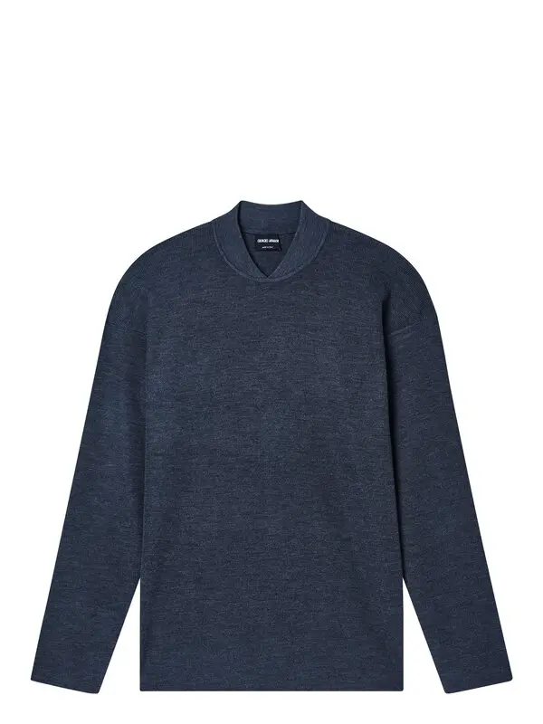 Giorgio Armani Wool And Cashmere Jumper - Grey