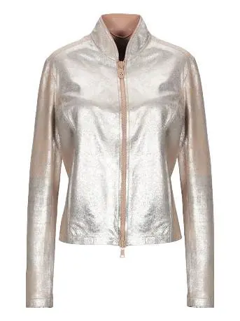 Peuterey Leather Jacket - Platinum