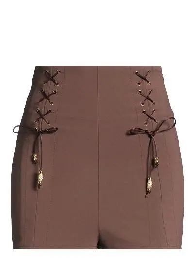 Elisabetta Franchi Hot Pants - Brown