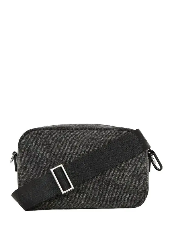 Karl Lagerfeld Logo-patch Crossbody Bag - Black