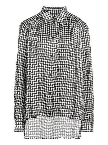 Moschino Houndstooth Print Shirt - Black