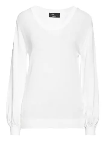 Blumarine Knitted Crewneck Sweater - White