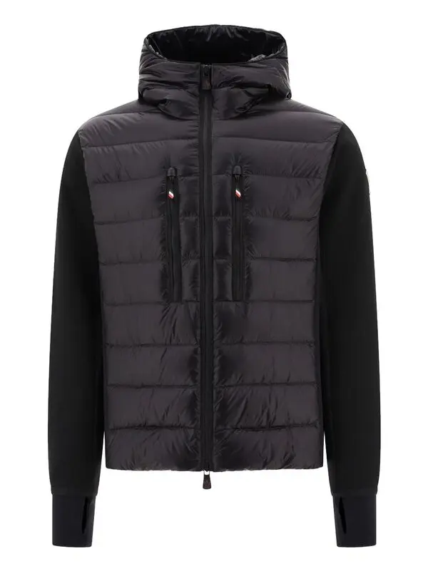 Moncler Padded Hoodie - Black