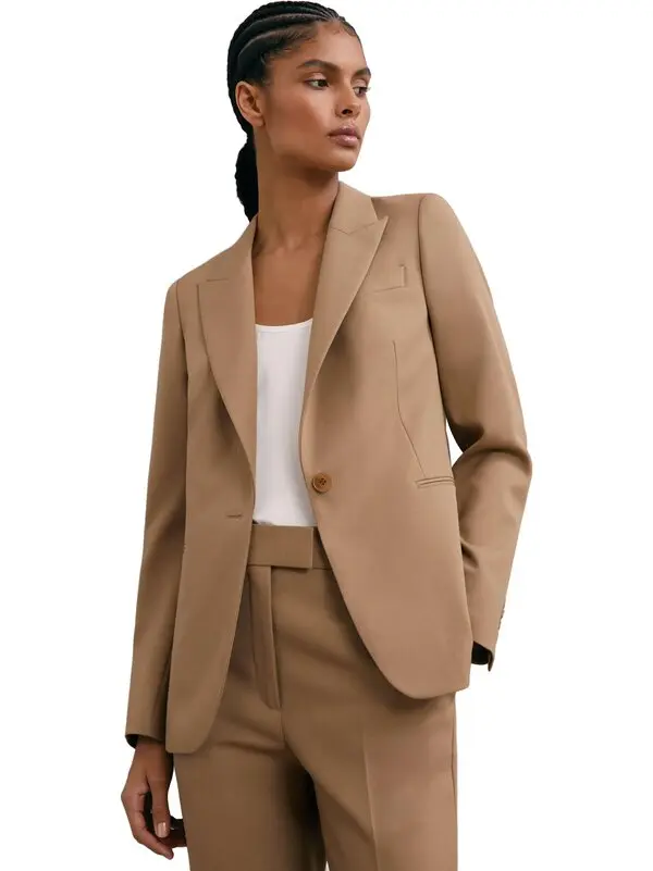 REISS Suit Jacket - Camel