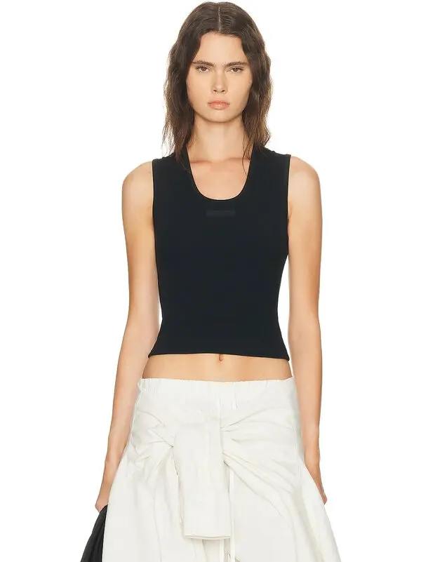Fear Of God Rib Tank Top - Jet Black