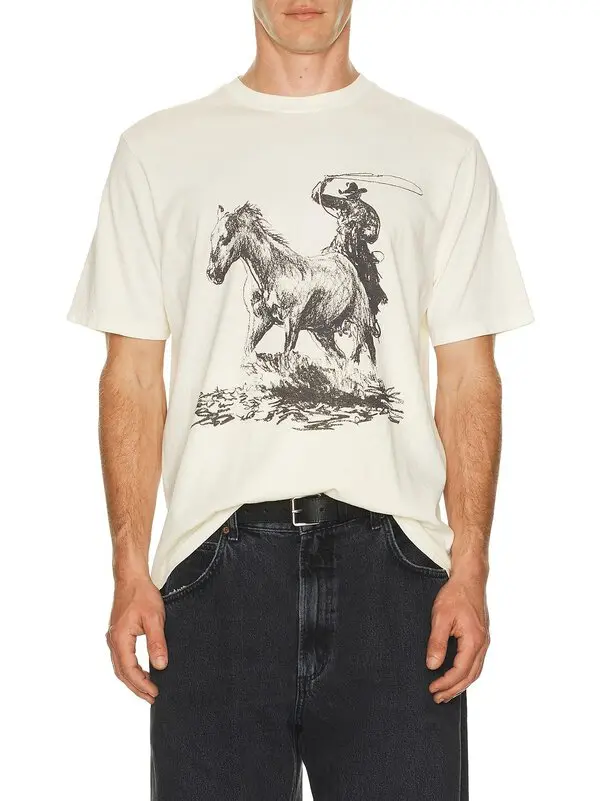 ONE OF THESE DAYS Reward Tee In White - Bone