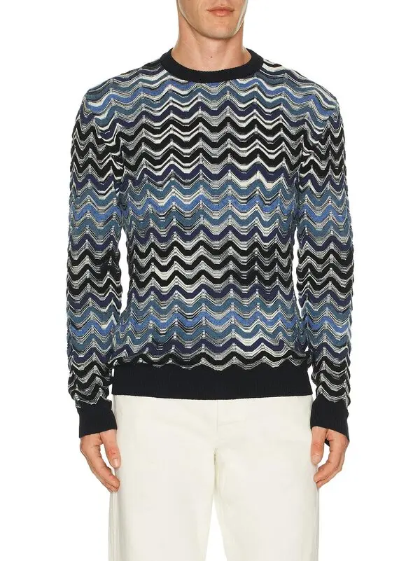 Missoni Crewneck Sweater - Blue Tones