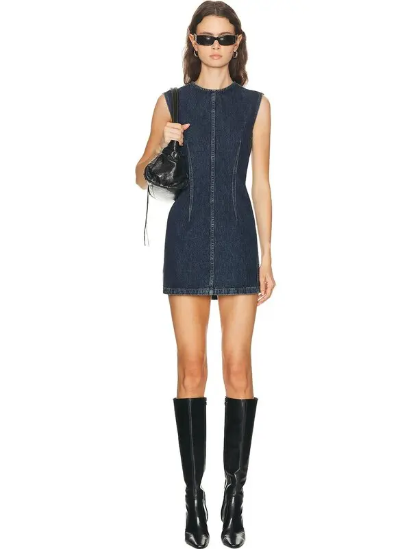AGOLDE Barton Denim Mini Dress - Hiatus