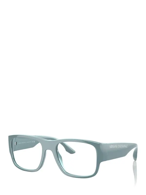 Armani Exchange Ax3112u Glasses Frames - Metalized Light Blue,grey