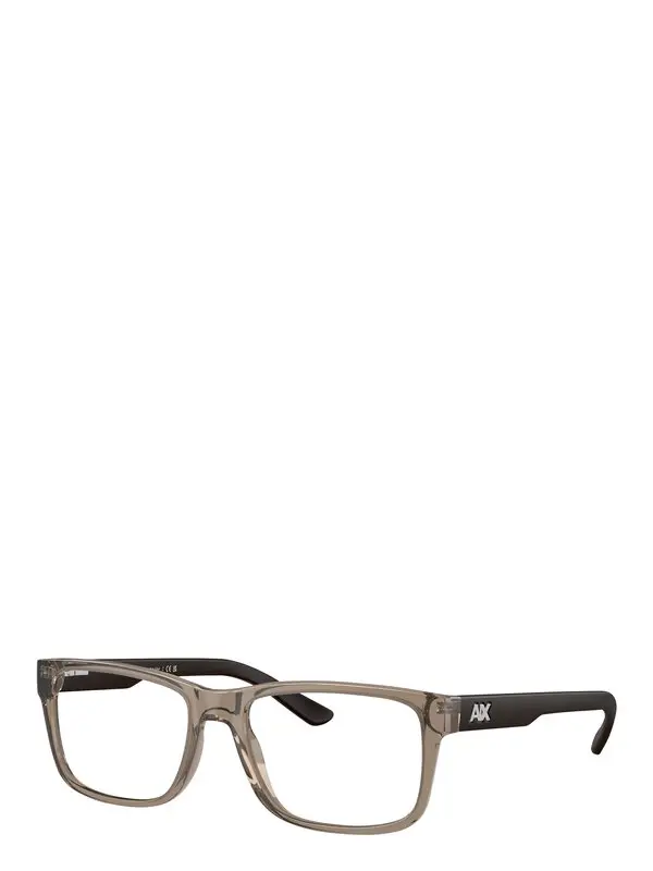 Armani Exchange Ax3016 Eyewear Frame - Shiny Transparent Brown