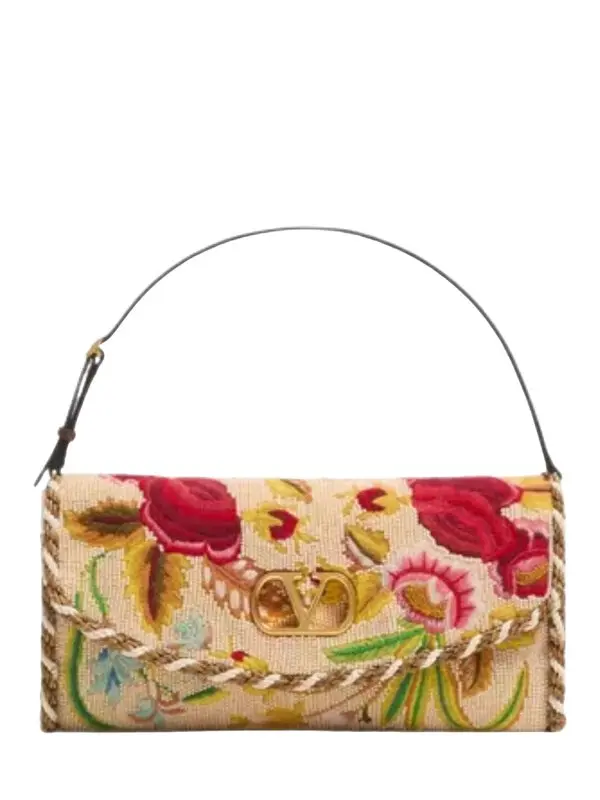 Valentino Garavani Embroidered Small Shoulder Bag - Multicolour