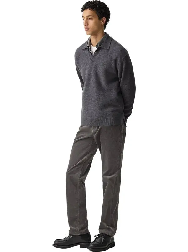Theory Standard 5-pocket Brushed Corduroy Pants - Carbon