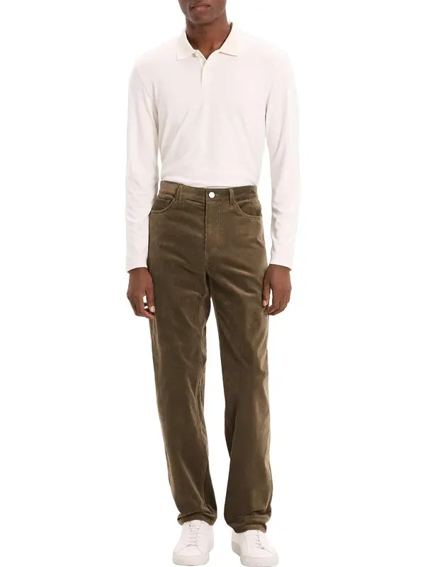 Theory Standard 5-pocket Brushed Corduroy Pants - Tarmac