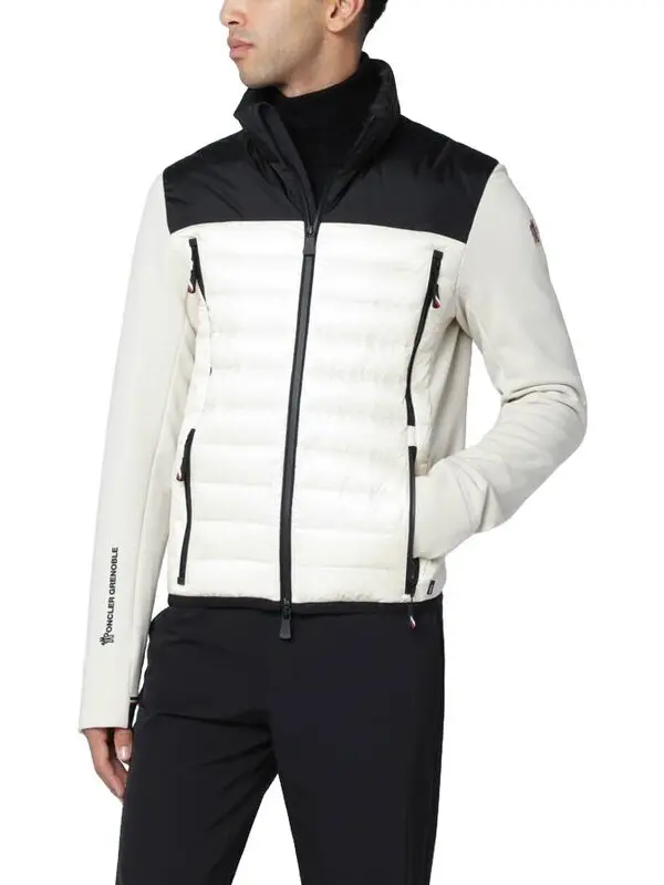 Moncler Padded Polartec Sweatshirt - White