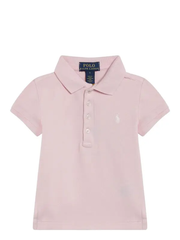 Polo Ralph Lauren Cotton Polo Shirt With Logo - Pink