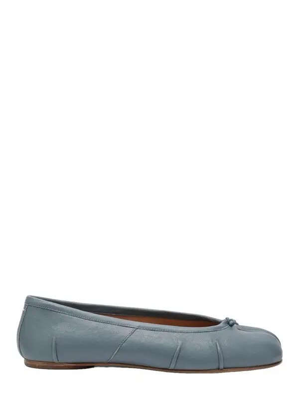 MAISON MARGIELA Tabi Leather Ballet Flats - Grey