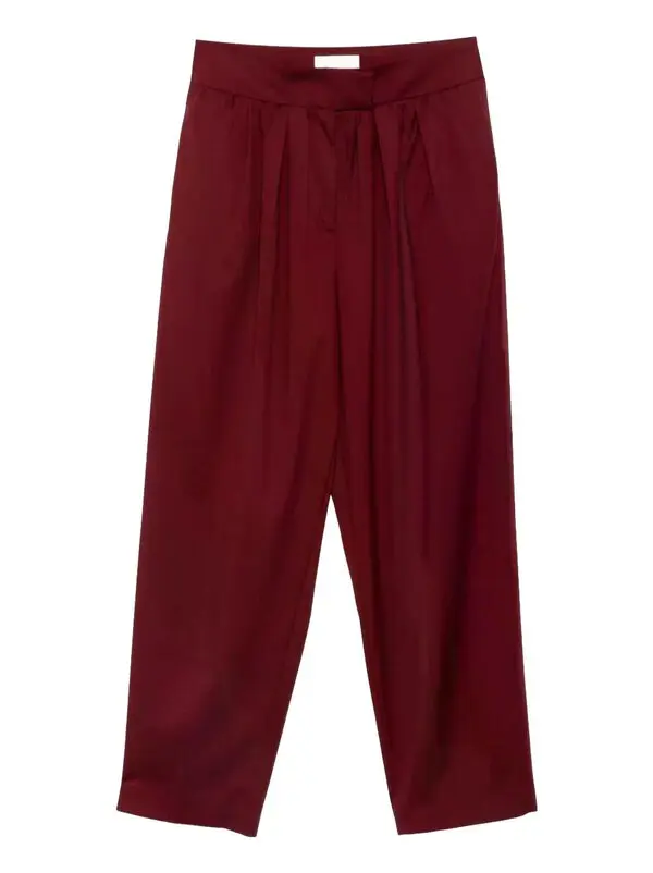 ARMARIUM Marlon Pleated Trousers - Red