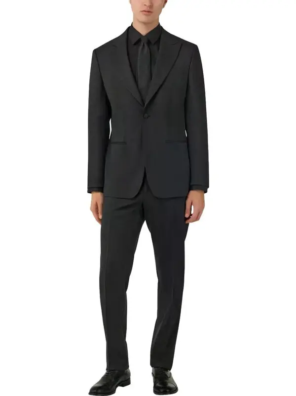 Boggi Milano Peaked-lapels Dinner Suit - Black