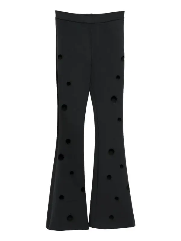 Cynthia Rowley Peekaboo Trousers - Black