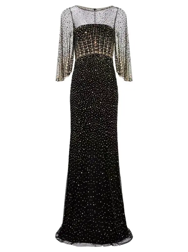 Jenny Packham Kiya Maxi Dress - Black