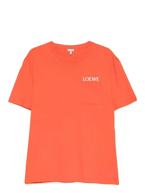 Loewe Pocket-detail T-shirt - Orange
