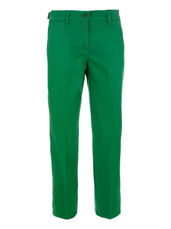 Jacob Cohen Logo-patch Trousers - Green