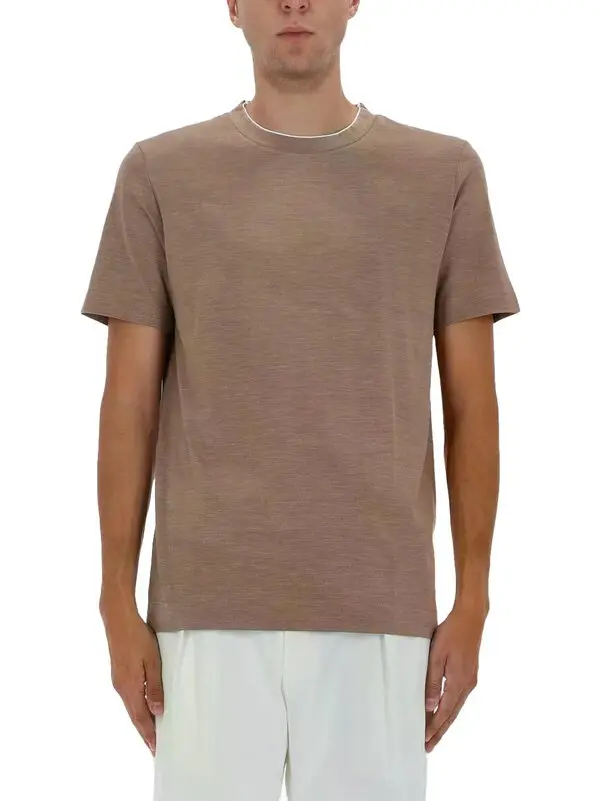 BOSS Camel Trim T-shirt - Brown